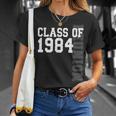 Class Of 1984 40Th Reunion High School Senior Graduation T-Shirt | Mazezy