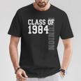 Class Of 1984 40Th Reunion High School Senior Graduation T-Shirt | Mazezy