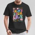In My Stem Era Science Teacher Back To School Groovy T-Shirt | Mazezy